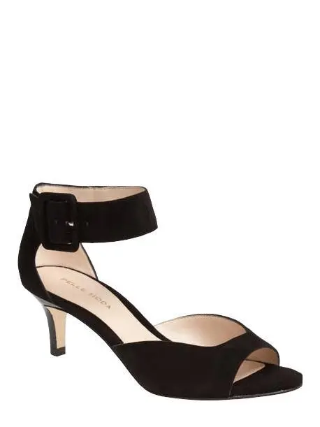 Pelle Moda Berlin Suede Sandal - Black Suede