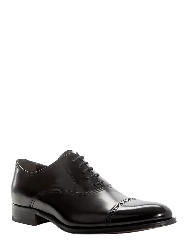 To Boot New York Anton Brogue Cap Toe Oxfords - Black