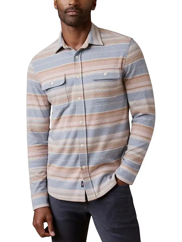 Faherty Brand Legend Textured Shirt - Isle Breeze