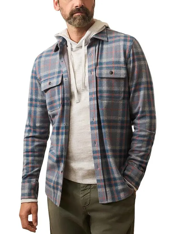 Faherty Brand Legend Textured Shirt - Three Lakes Plaid