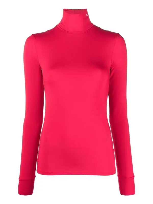 Raf Simons Roll-neck Jersey Top - Red