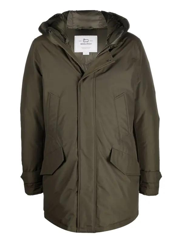 Woolrich Polar High Collar Parka - Green