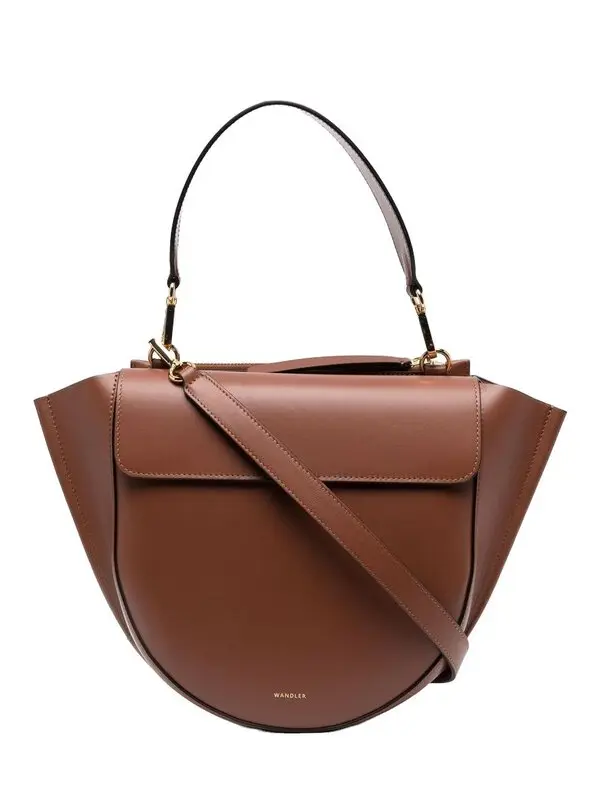 WANDLER Medium Hortensia Shoulder Bag - Brown