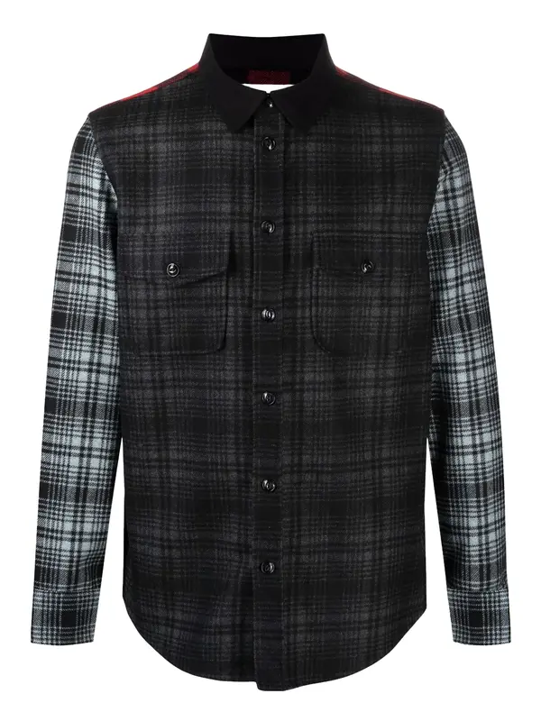 Woolrich Alaskan Patchwork Overshirt - Red