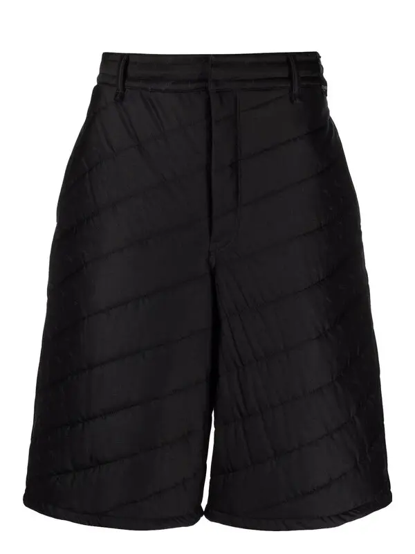 Fendi Quilted Knee-length Shorts - Black