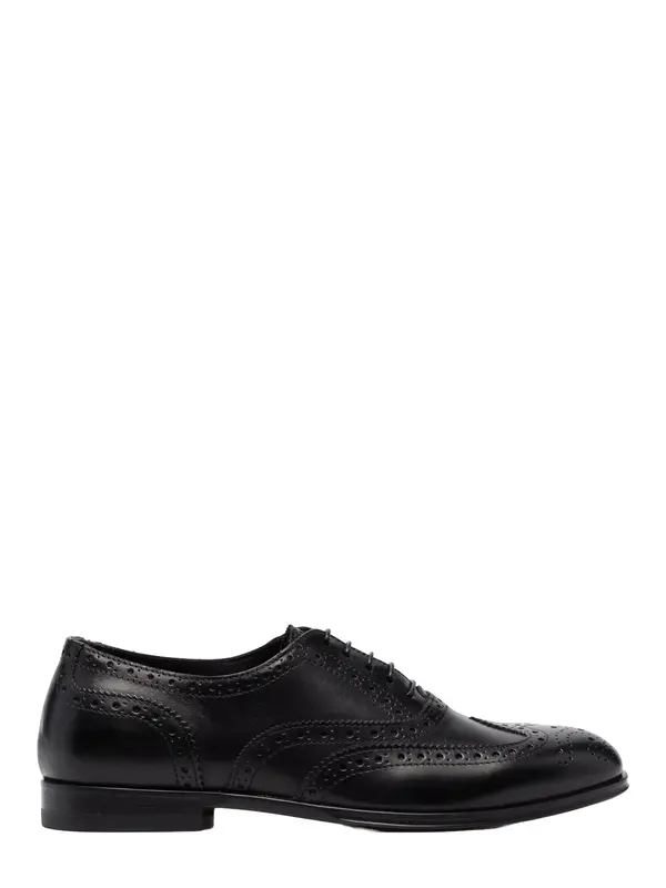 SCAROSSO Judy Lace-up Brogues - Black