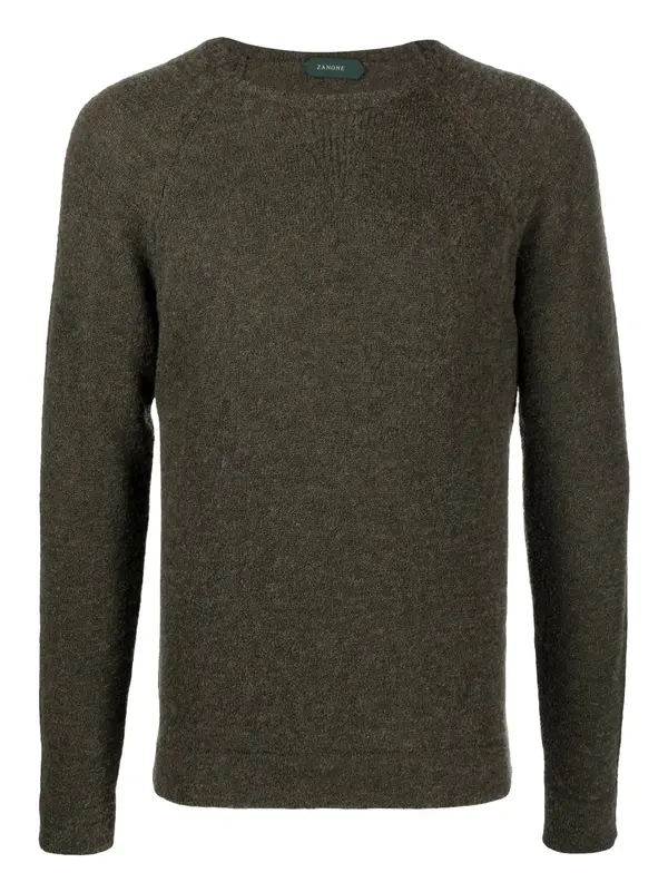 ZANONE Crew Neck Jumper - Green