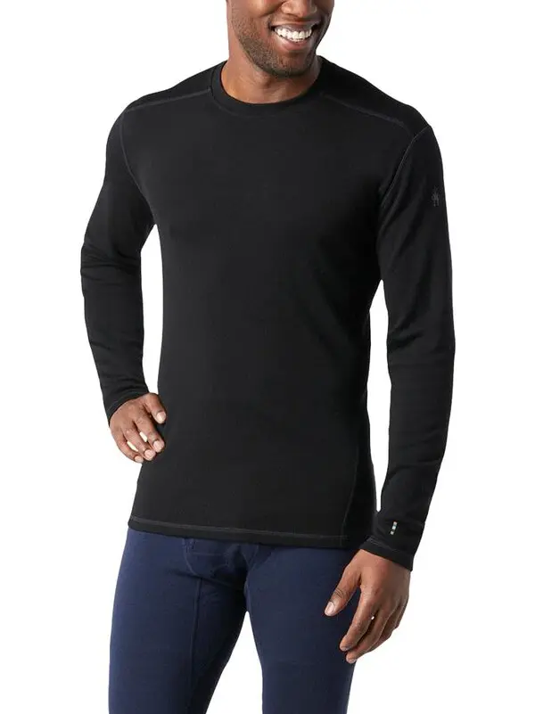 Smartwool Merino 250 Base Layer Long Sleeve Crewneck Shirt - Black