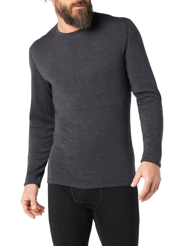 Smartwool Merino 250 Base Layer Long Sleeve Crewneck Shirt - Charcoal Heather