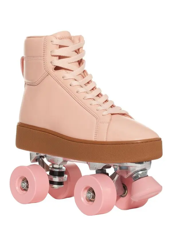 Bottega Veneta Quilted Leather Roller Skates - Parma/limo