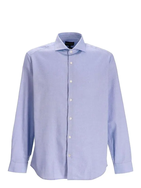 Emporio Armani Classic Button-up Shirt - Blue