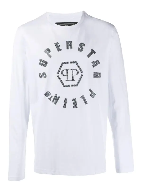 Philipp Plein Logo Print T-shirt - White