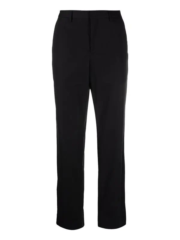 A.p.c. Straight-leg Cotton Trousers - Black