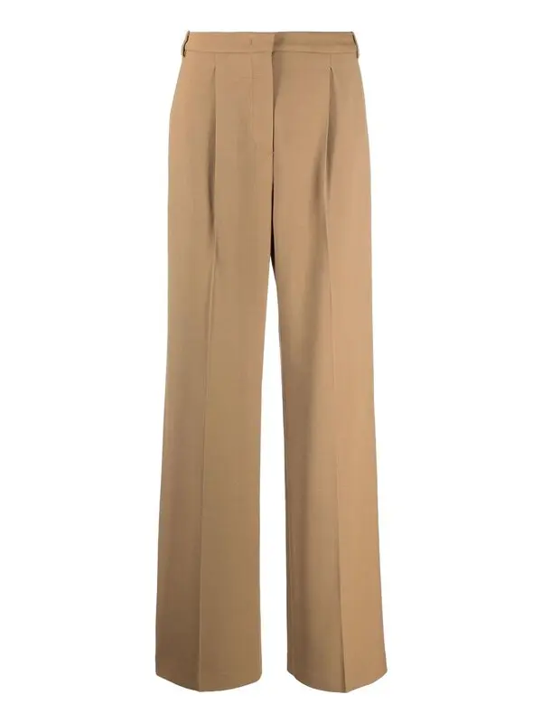 Aspesi Wide Leg Tailored Trousers - Neutrals