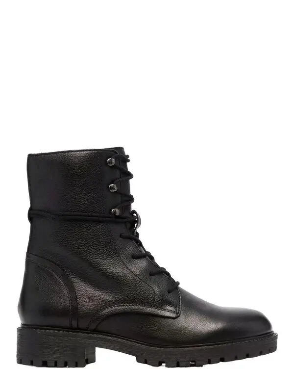 Geox Lace-up Ankle Boots - Black