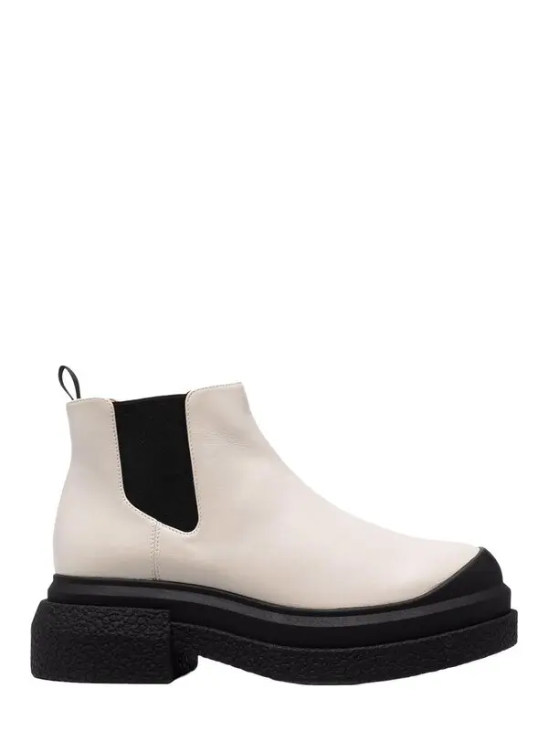 STUART WEITZMAN Charli Chunky Ankle Boots - Neutrals