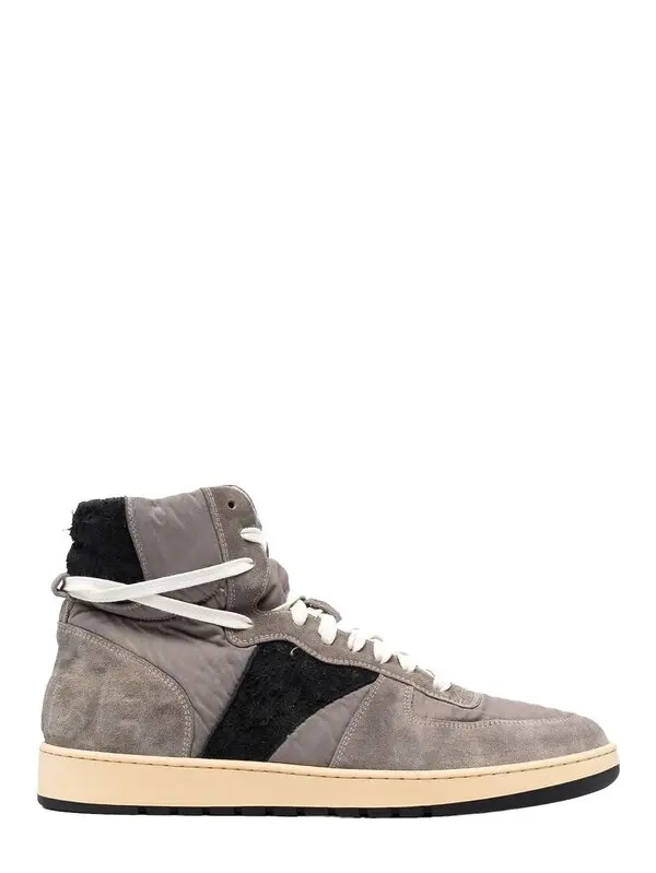 Rhude Bball High-top Sneakers - Grey