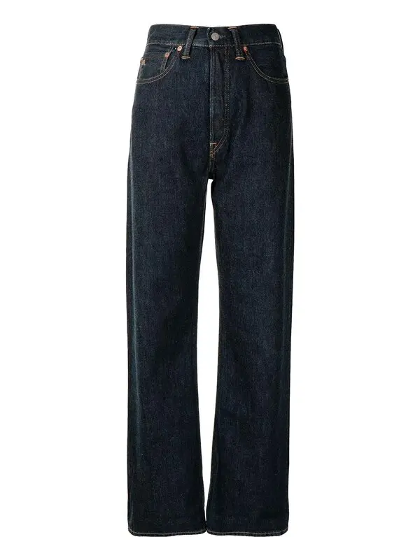 Ralph Lauren High-waisted Straight-leg Jeans - Blue