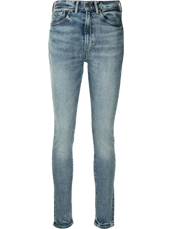Ralph Lauren High-waisted Skinny Jeans - Blue