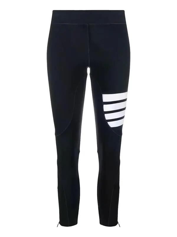 Thom Browne 4-bar Compression Leggings - Blue