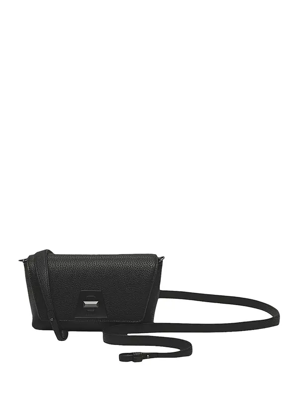 Akris Anouk Leather Day Bag - Black
