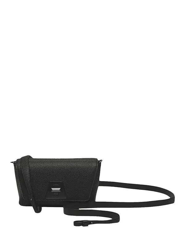 Akris Anouk Leather Day Bag - Black