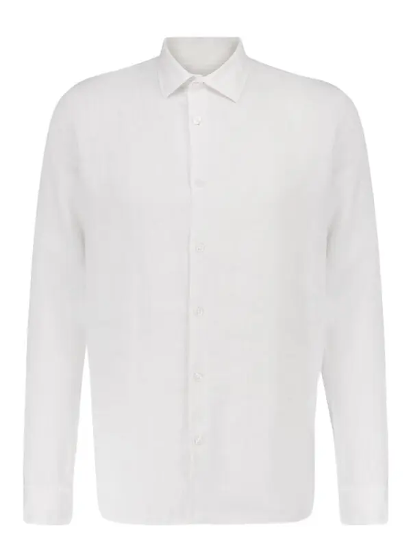 Orlebar Brown Giles Linen Long-sleeved Shirt - White
