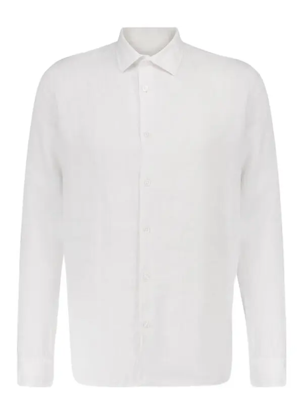 Orlebar Brown Giles Linen Long-sleeved Shirt - White