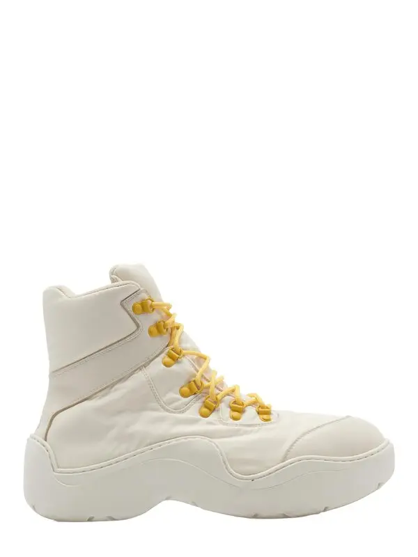 Bottega Veneta Puddle Bomber Boots - White