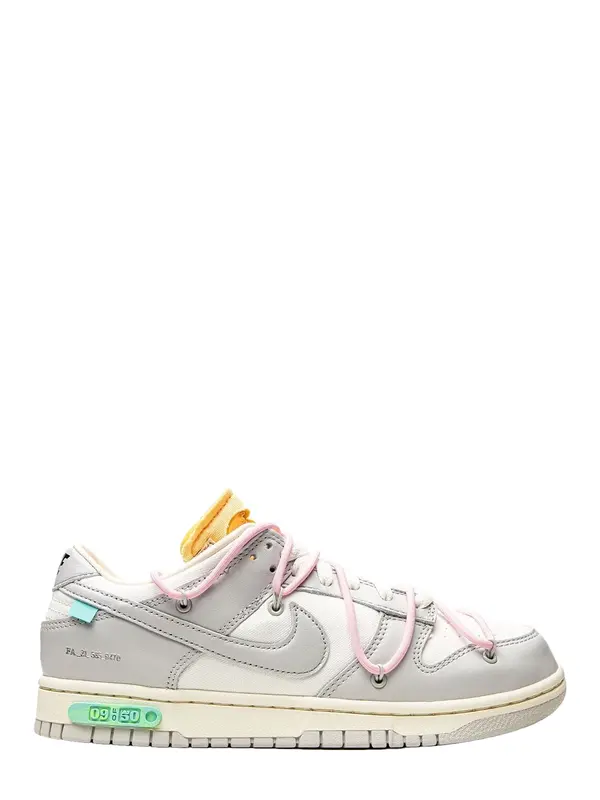 Nike X Off White Dunk Low 09 Sneakers - White