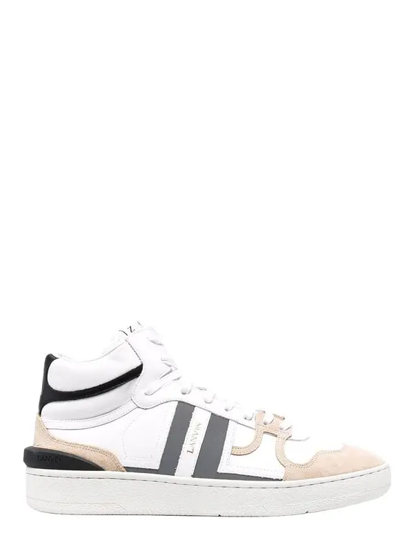 LANVIN Clay High-top Sneakers - White