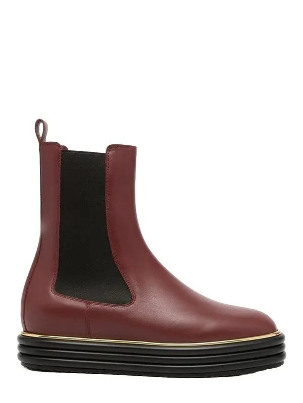 Bally Chelsea Ankle Boots - Red