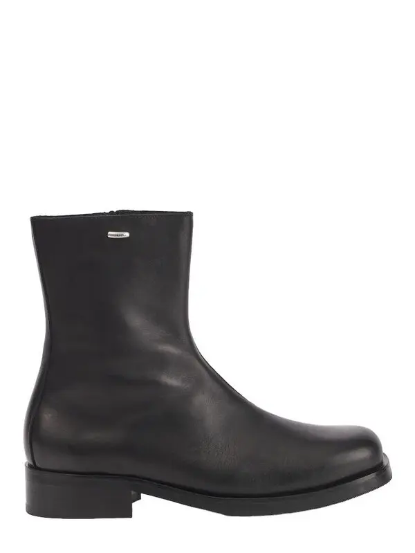 Our Legacy Camion Leather Ankle Boots - Black