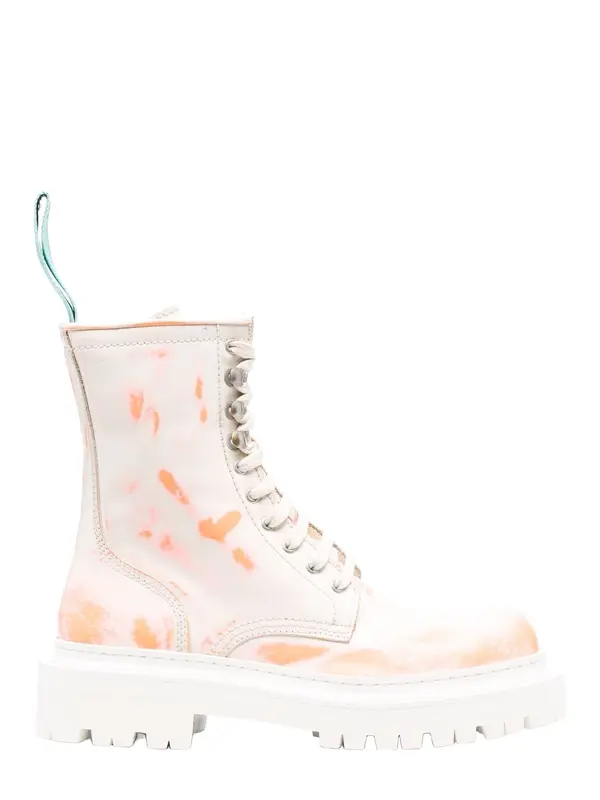 Camper Eki Chunky-sole Lace-up Boots - White