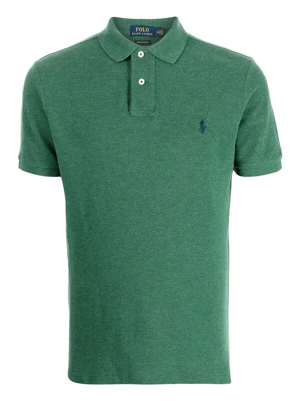 Polo Ralph Lauren Embroidered-motif Polo Shirt - Green