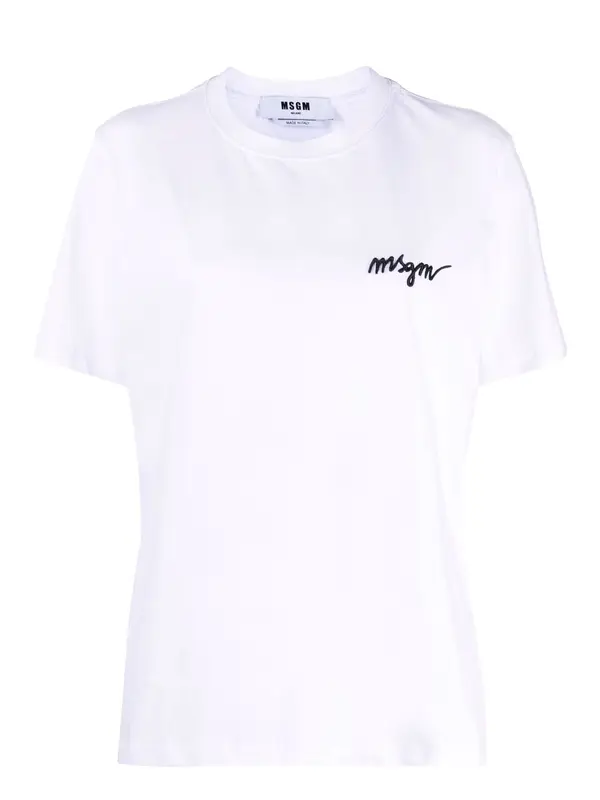 MSGM Chest Logo T-shirt - White