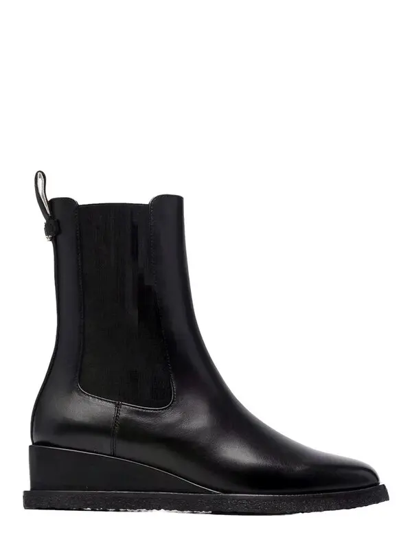 FERRAGAMO Wyatt Ankle Boots - Black