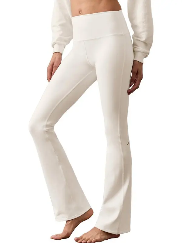Alo Yoga Airbrush High-waist Bootcut Legging - Ivory
