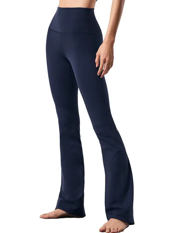 Alo Yoga Airbrush High-waist Bootcut Legging - Navy