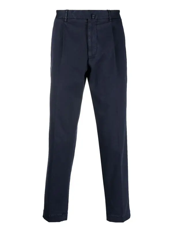 DELL'OGLIO Stretch-cotton Chinos - Blue