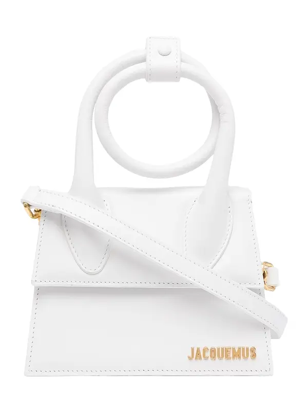Jacquemus Le Chiquito Noeud Tote - White
