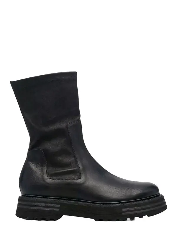 Guidi Slip-on Ankle Boots - Black