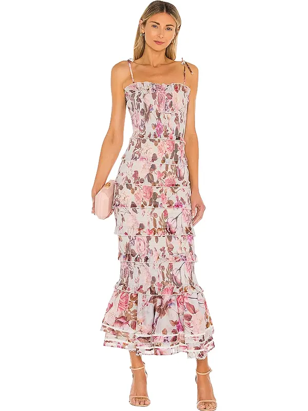 V. CHAPMAN Geranium Dress - Garden Rose