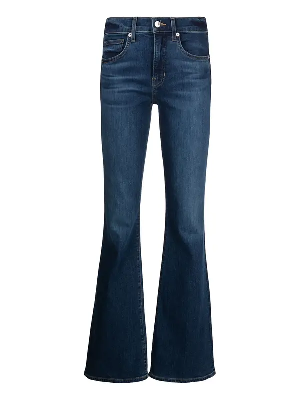 Veronica Beard Beverly High-rise Flared Jeans - Blue