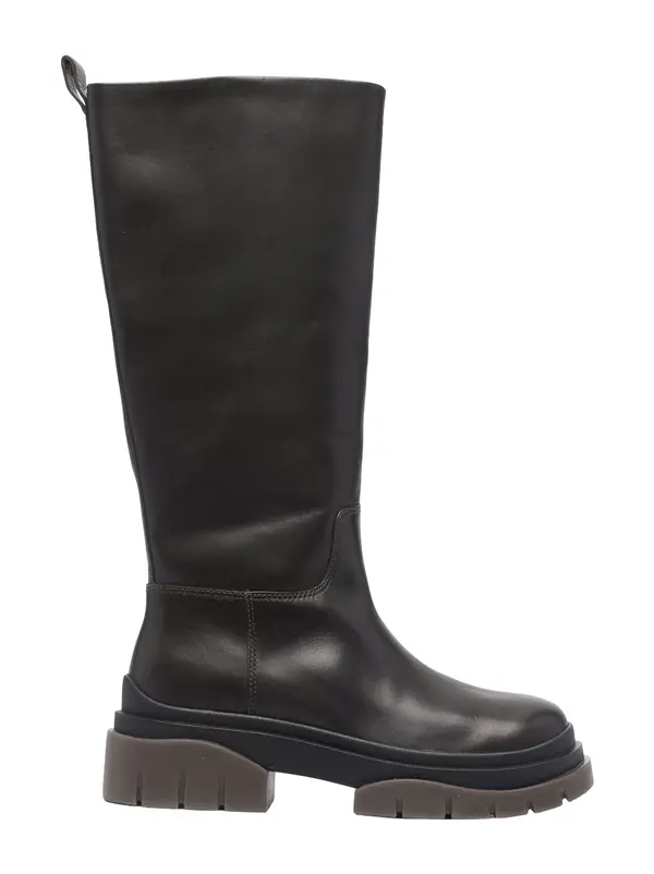 Ash Supremum Leather Boots - Black
