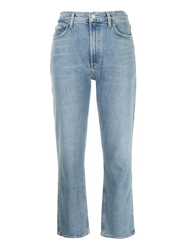 AGOLDE Straight-leg Ankle Jeans - Blue
