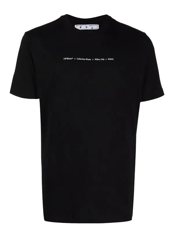 Off-White Arrows Cotton T-shirt - Black