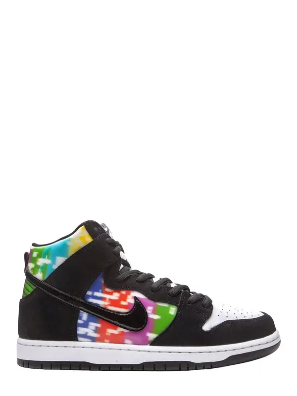 Nike Dunk High Tv Signal Sneakers - Black