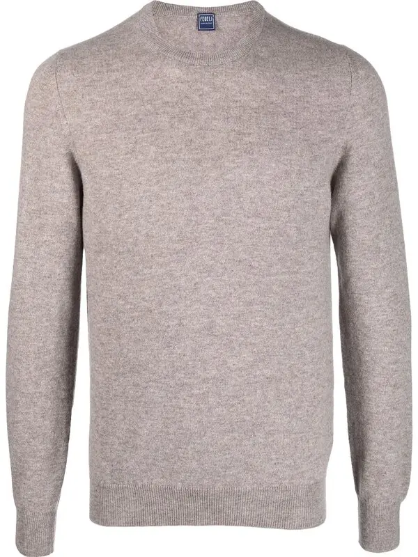 Fedeli Marled Cashmere Jumper - Neutrals