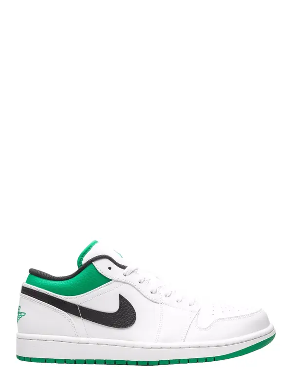 JORDAN Air 1 Low/lucky Green Sneakers - White